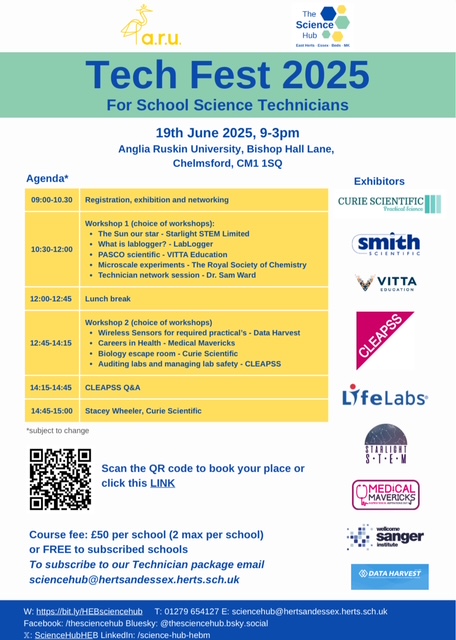 Meet Sarah at TechFest 2025 | brecklandscientific.co.uk