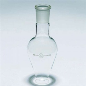 Pear Shaped Flasks - 1 Neck Glassware | Breckland Scientific Supplies ...