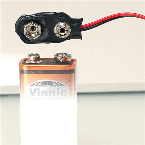 PP3 Type Battery Connector Snap with Leads | School Science Equipment ...