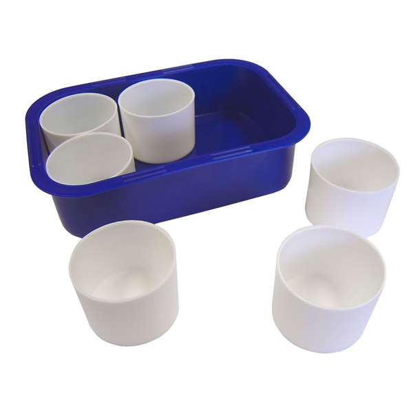 Plastic Tray With 6 Pots | School Science Equipment ...