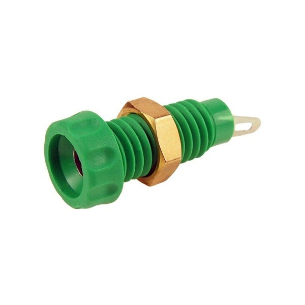 Insulated 4mm Sockets - Green | School Science Equipment ...