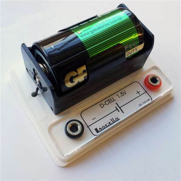 D Cell Holder | School Science Equipment | brecklandscientific.co.uk