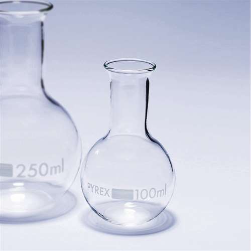 Flat Bottom Flasks - Pyrex - 100ml | School Science Equipment ...
