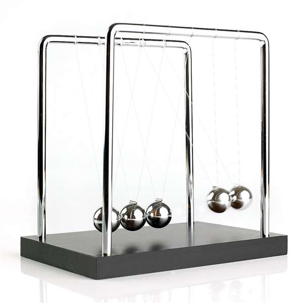 Newton's Cradle | School Science Equipment | brecklandscientific.co.uk
