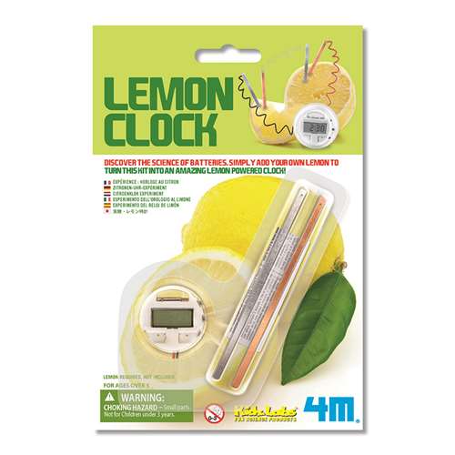 Lemon Clock | School Science Equipment | brecklandscientific.co.uk