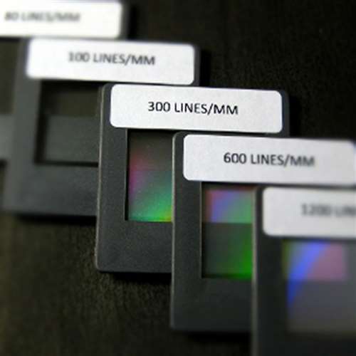 Diffraction Grating - 300 lines/mm | School Science Equipment | brecklandscientific.co.uk