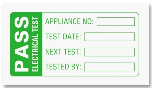 PAT Test labels - Pass | School Science Equipment | brecklandscientific ...