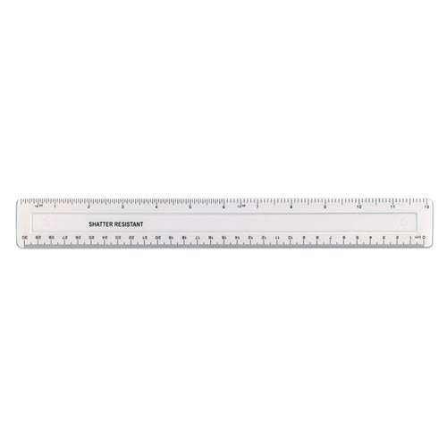 300mm Clear Plastic Rule | School Science Equipment ...