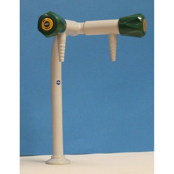 2-Way Bib Tap with Fixed Nozzles | School Science Equipment ...